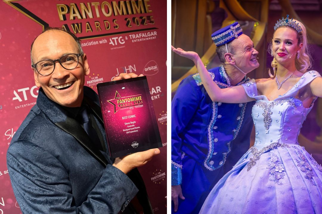 Chorley comedian Steve Royle wins Best Comic at the Pantomime Awards 2025