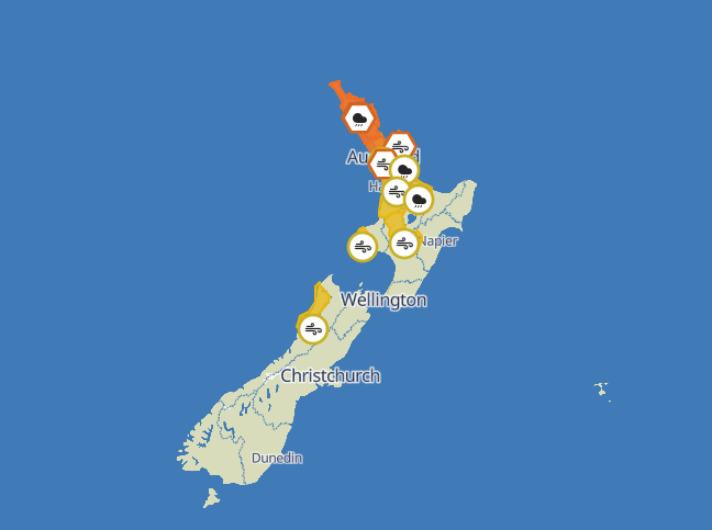 Cyclone Tam approaches New Zealand’s upper North Island
