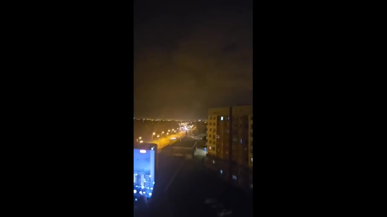 Russian Geran-2 drone attack targets military facility in Kharkiv, Ukraine