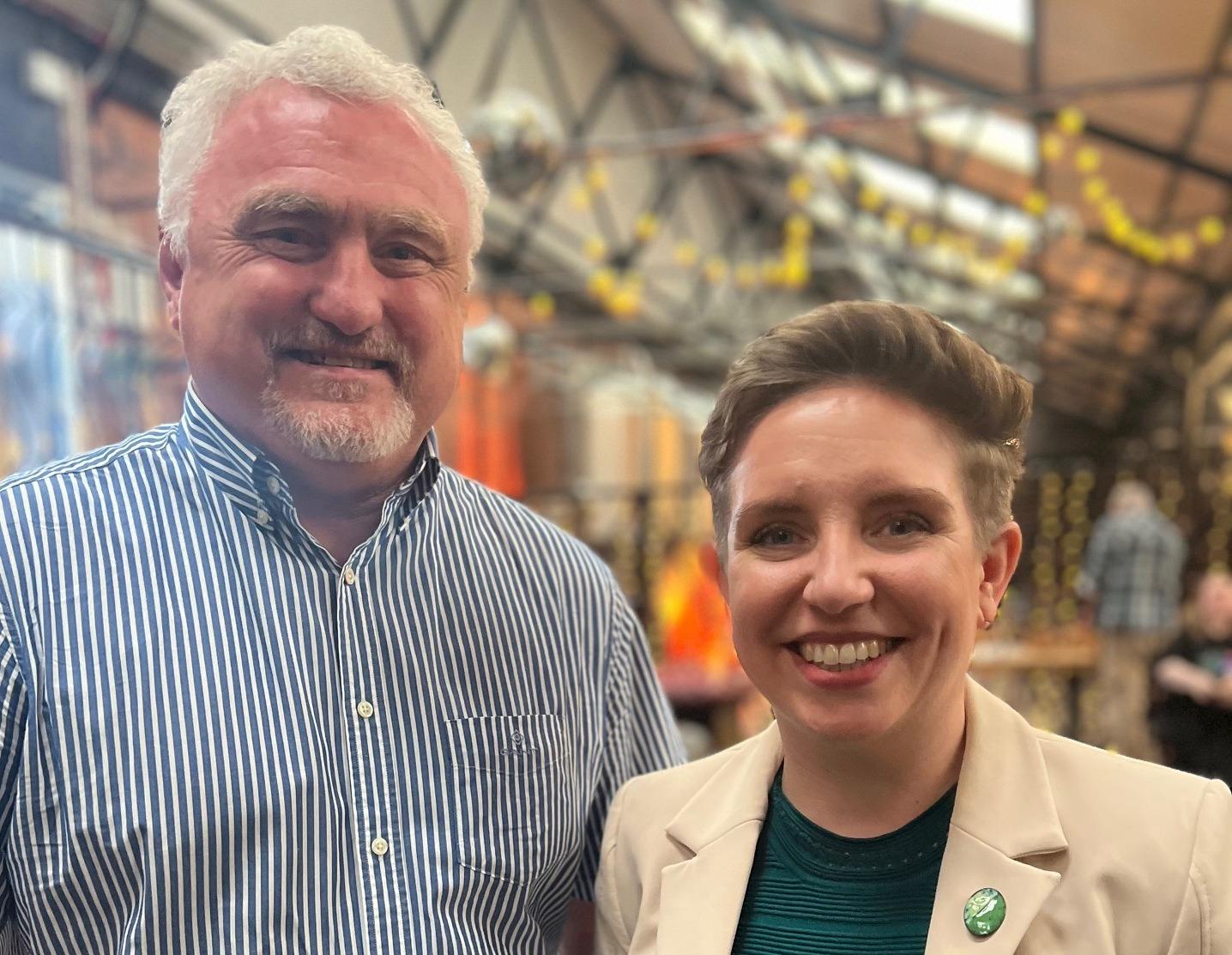 Carla Denyer MP visits Northumberland to support Green Party campaign ...