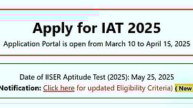 IISER IAT 2025: Registration Closes Today At iiseradmission.in; Last Chance To Apply NOW!