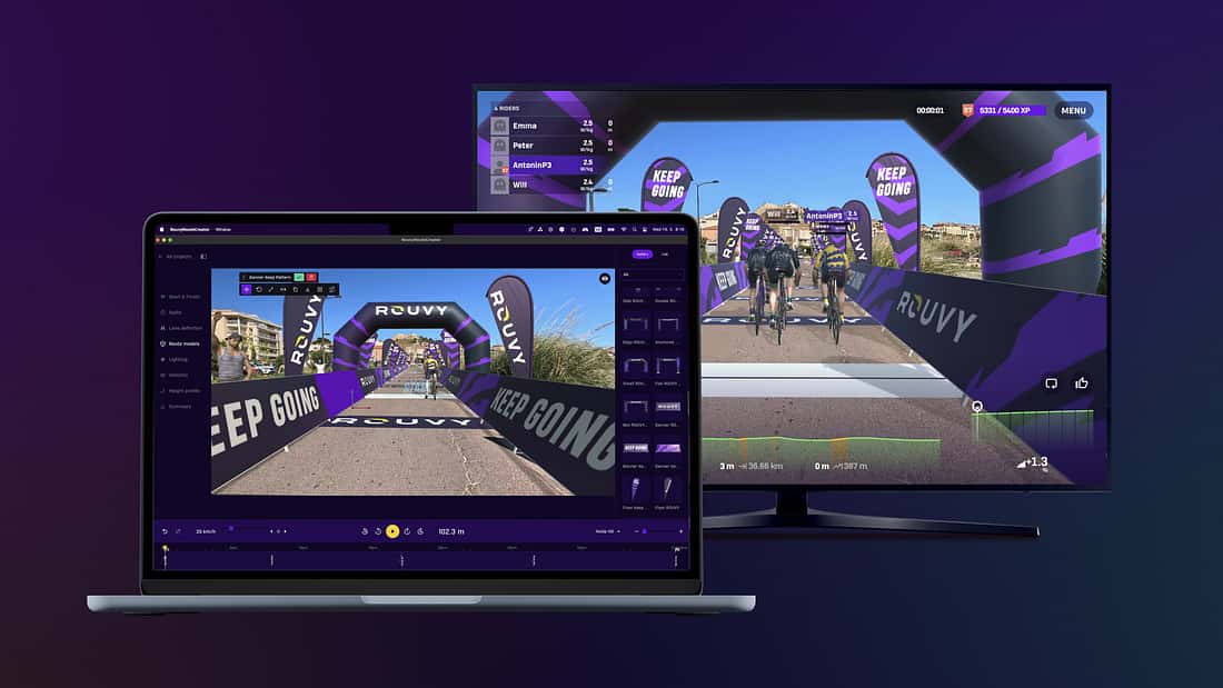 Rouvy-Neuheit: eigene Strecken erstellen und teilen: Rouvy präsentiert ...