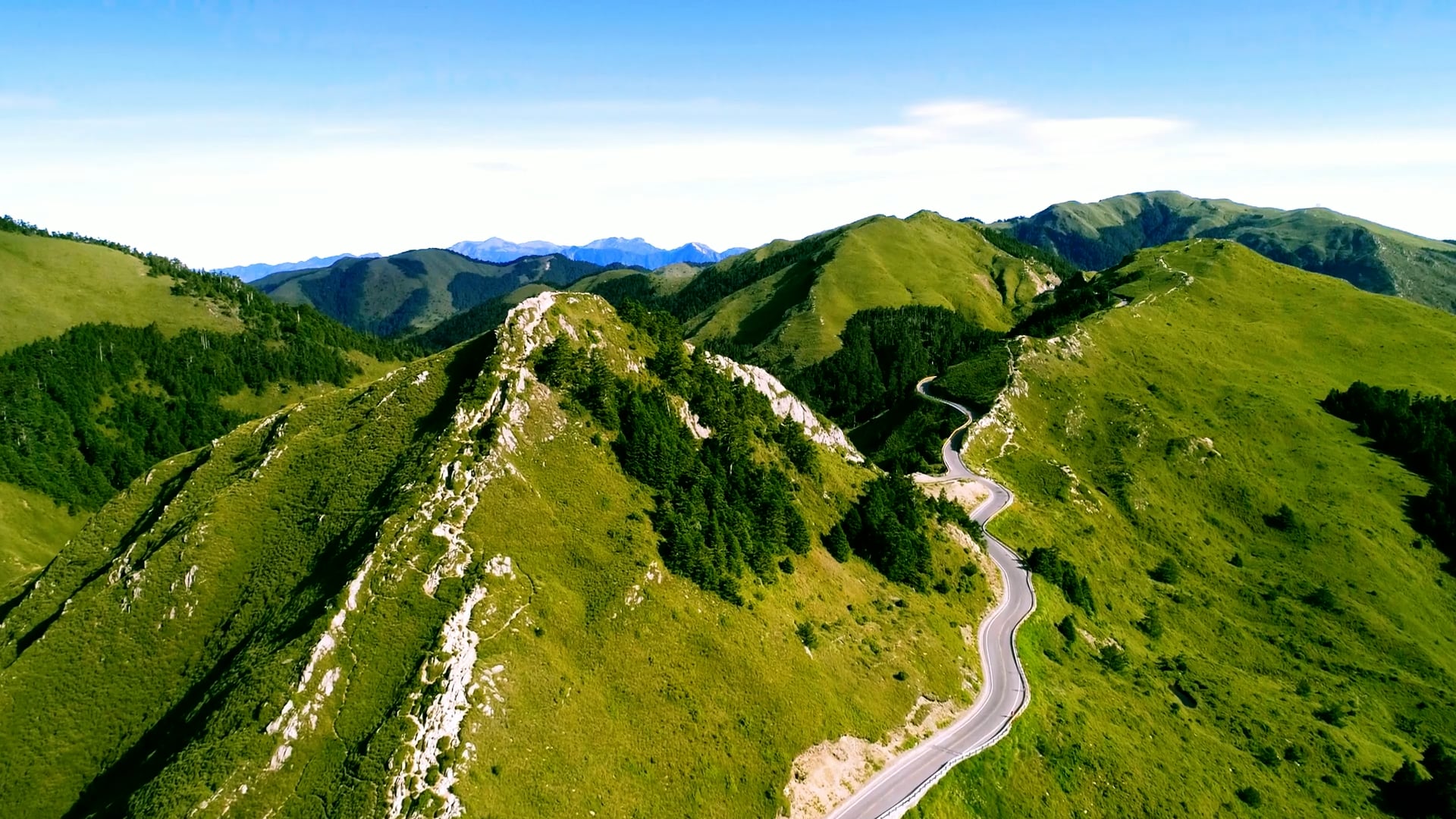 Drón kilátás a Taroko Nemzeti Parkra, Tajvan rejtett drágakőjére