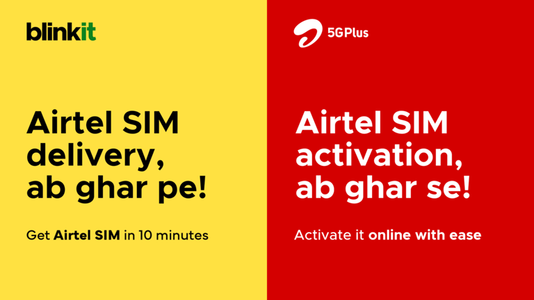 Airtel SIM Cards Now Available Via Blinkit In 10 Minutes Across 16 ...