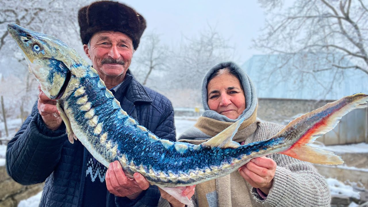 The Best Sturgeon Recipe Cooked Over Flames