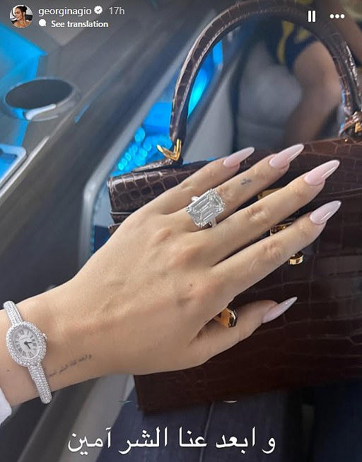 Cristiano Ronaldo's girlfriend Georgina Rodriguez shows off her huge ...