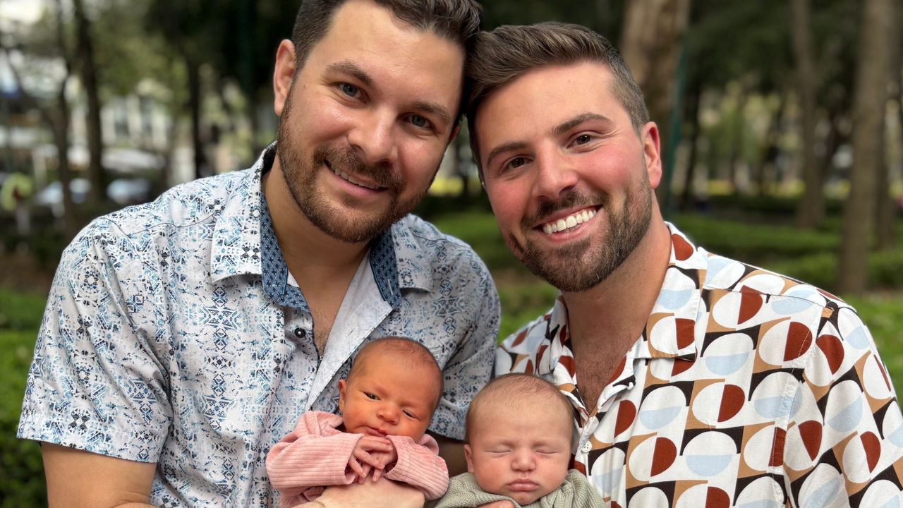 "We had two babies with two separate surrogates - two weeks apart"