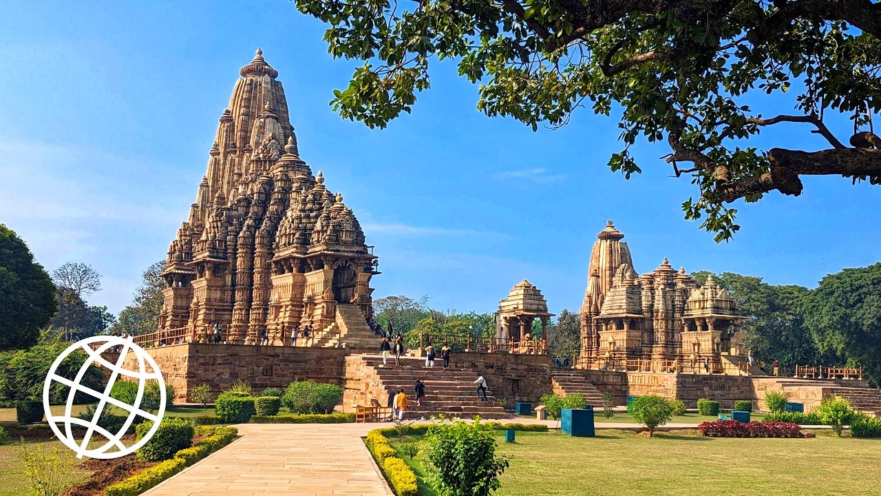 Świątynie Khajuraho, Madhya Pradesh, Indie [Niesamowite miejsca 4K]