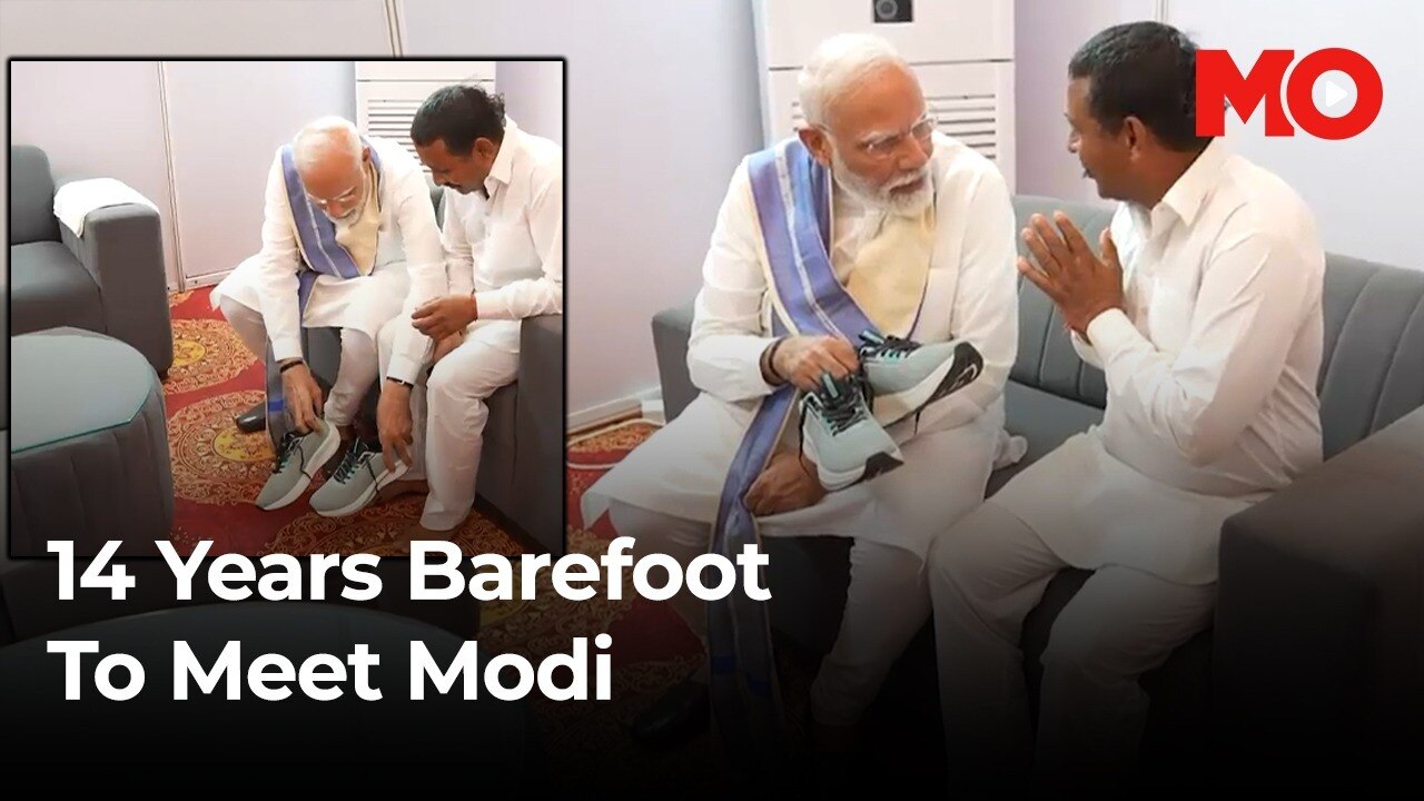 From barefoot to blessed: Modi meets loyal follower