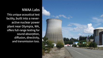 El laboratorio acústico NWWA Labs, erigido en una central nuclear ...
