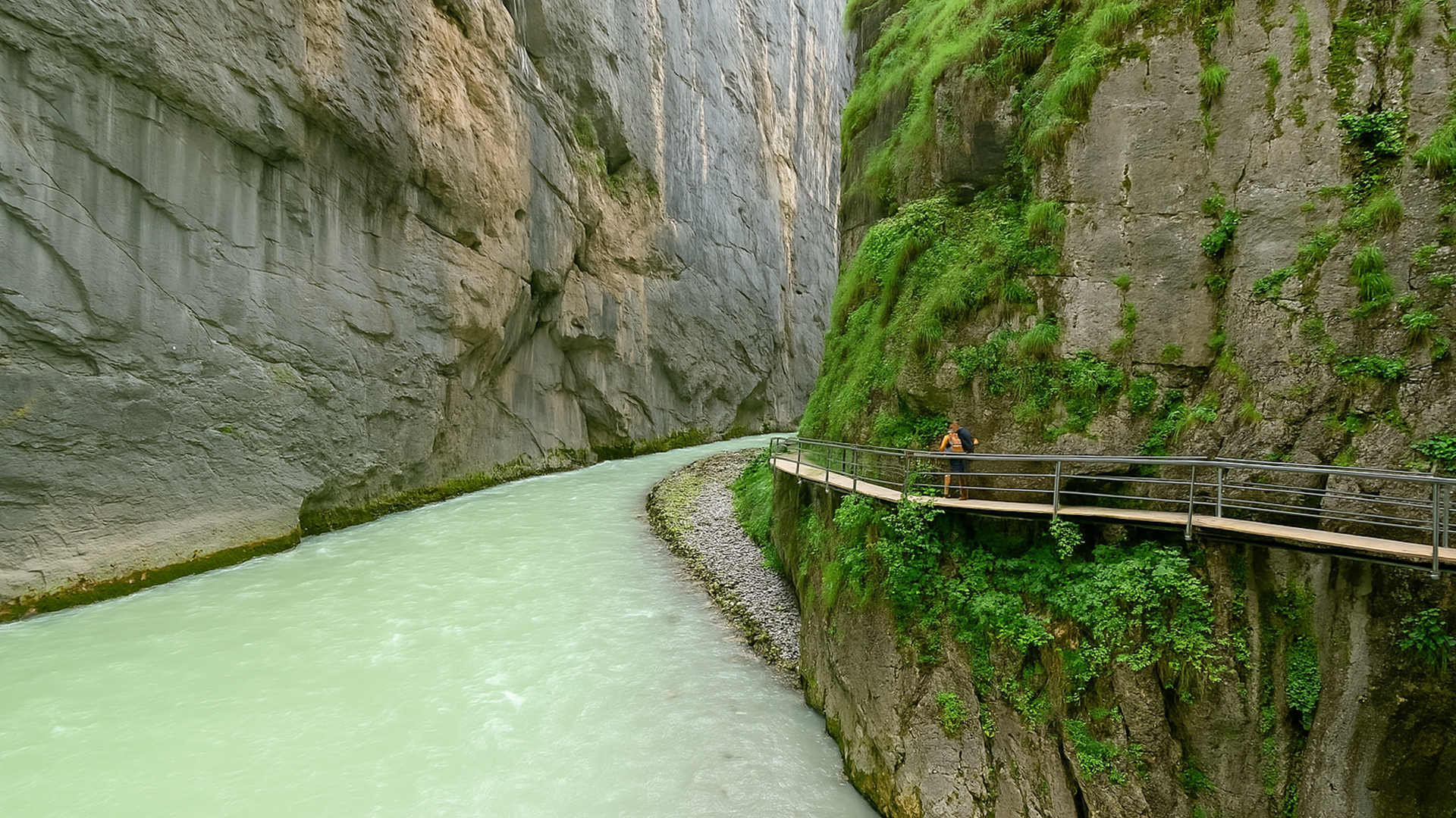 Aareschlucht - The Most Beautiful Gorge in Meiringen Switzerland