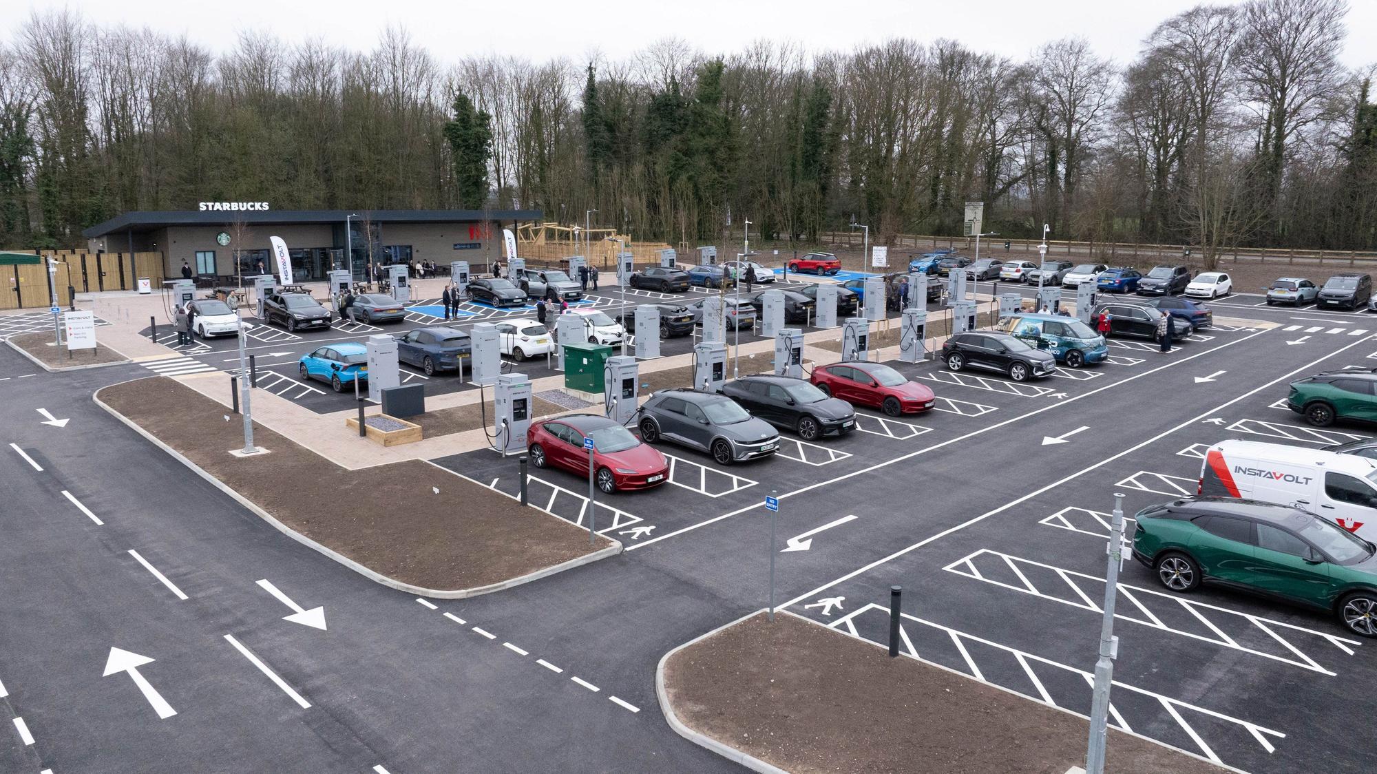 Easter road trip? InstaVolt’s new Winchester Superhub is the must-stop ...