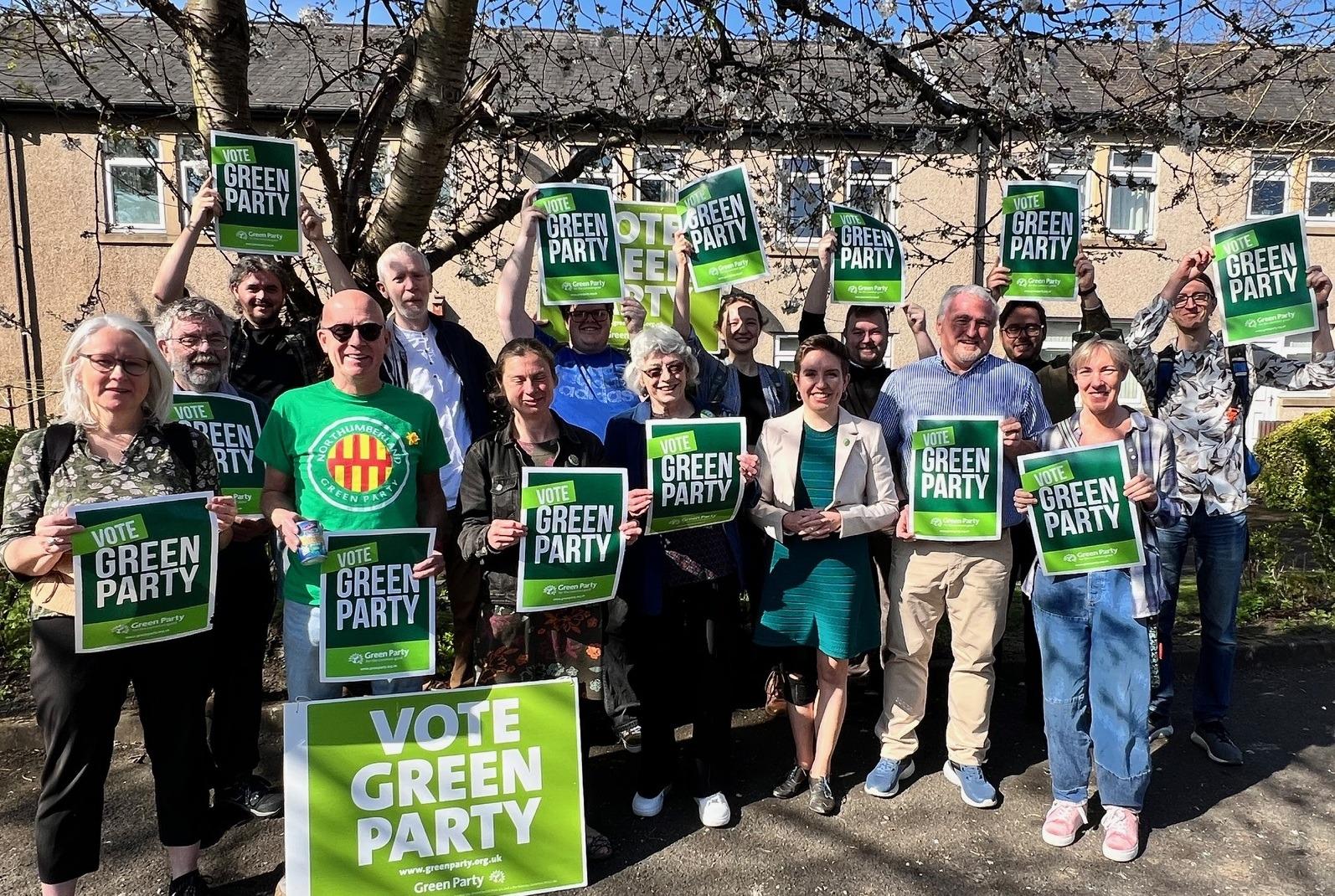 Carla Denyer MP visits Northumberland to support Green Party campaign ...