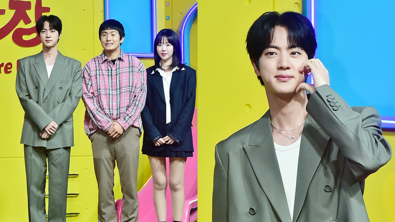 【多圖】Netflix綜藝《奇案84的奇趣民宿》舉行記者見面會！旗安84、BTS Jin、池睿恩出席