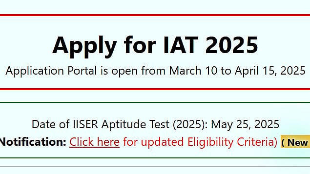IISER IAT 2025: Registration Closes Today At iiseradmission.in; Last Chance To Apply NOW!