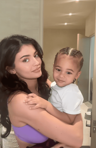 Kylie Jenner's Son Aire Makes an Adorable Rare Appearance in B.T.S ...