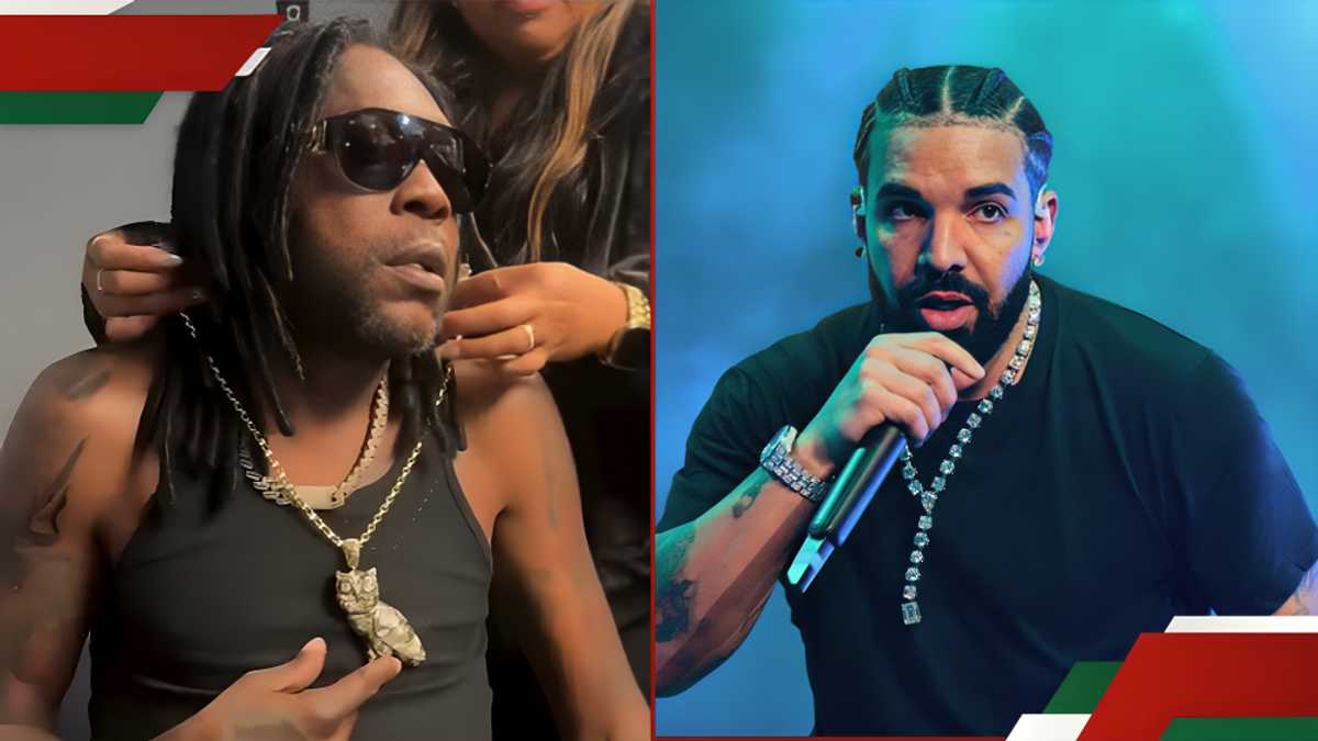 Drake gifts Vybz Kartel expensive OVO chain: "World Boss"