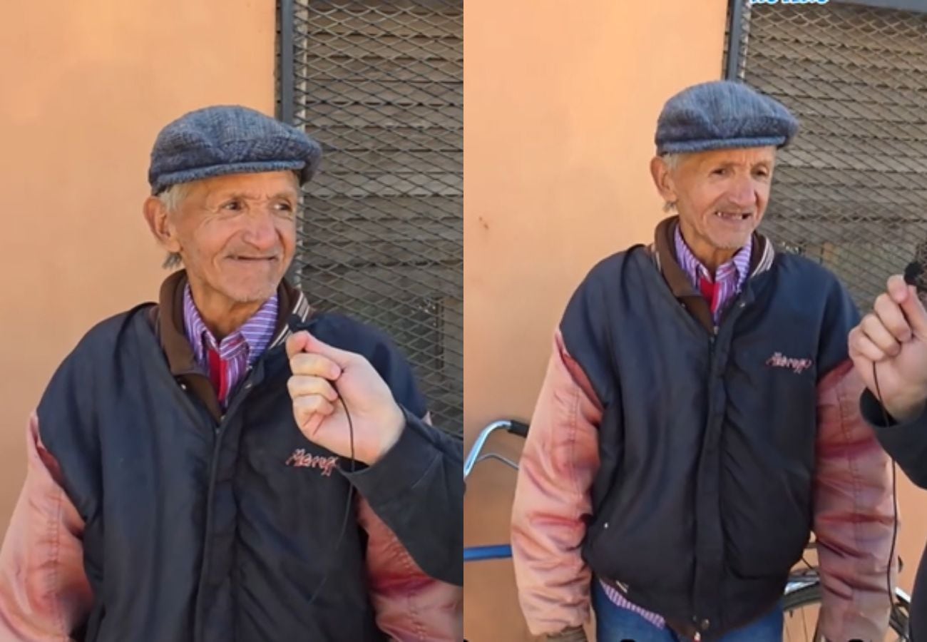 Tiene 70 años, hace mandados con su bicicleta por una cifra insólita y ...