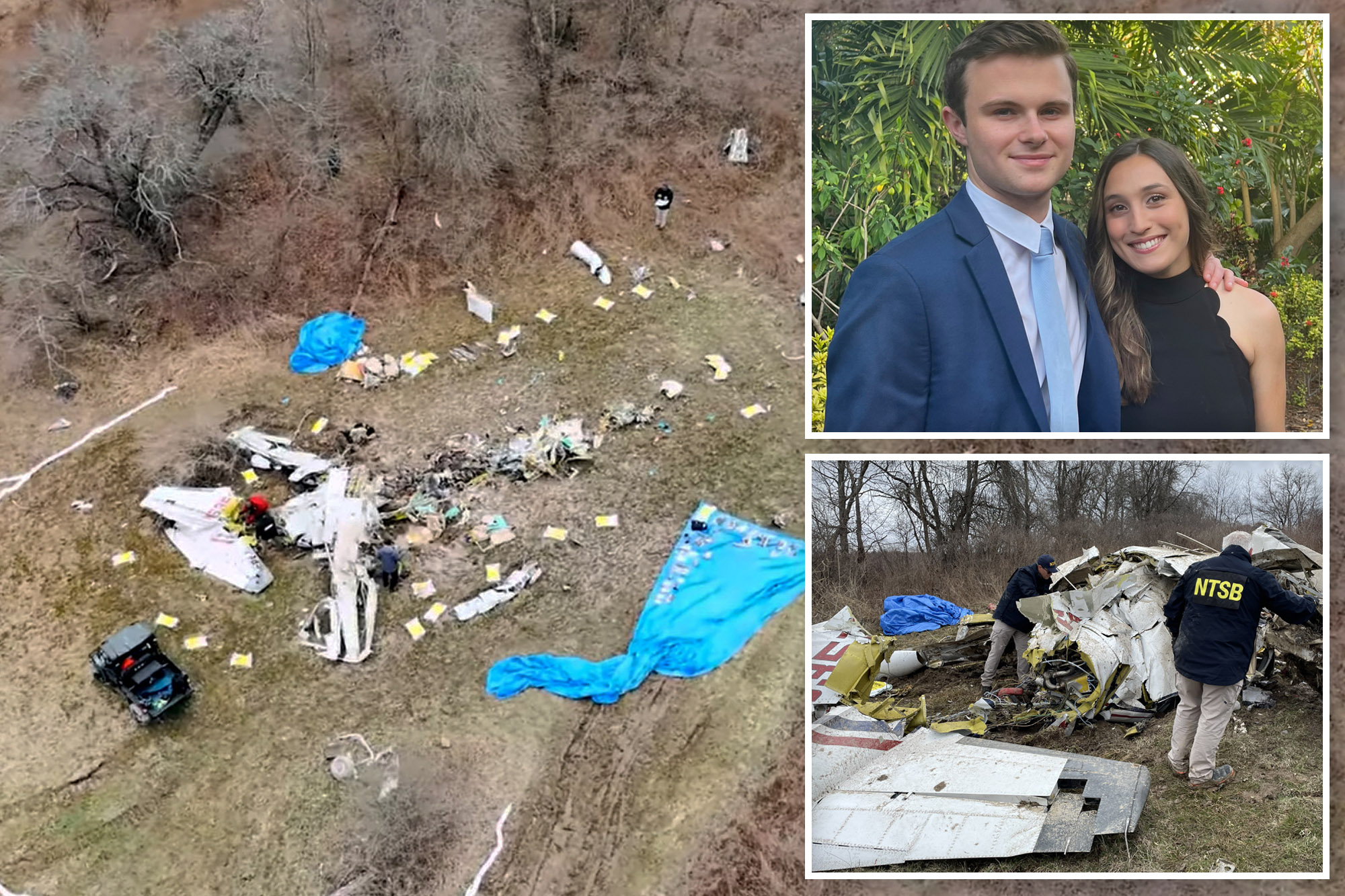 Photos reveal mangled wreckage of private plane that crashed in upstate ...