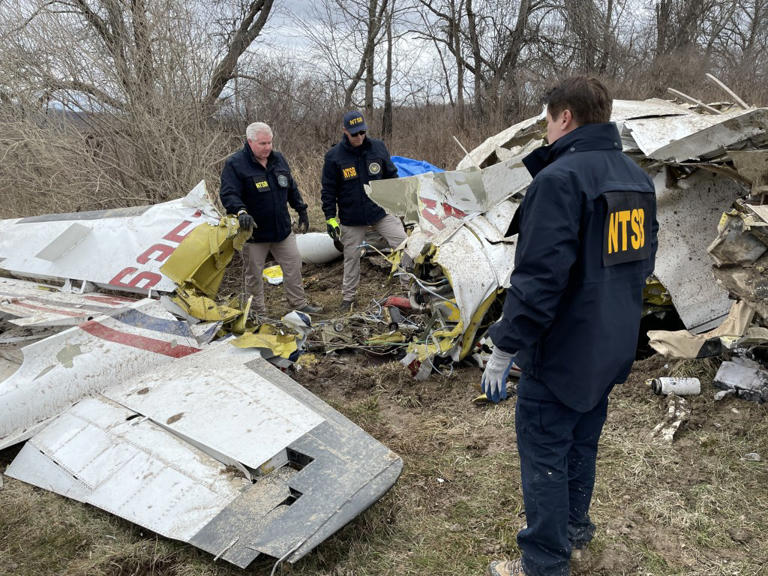 Photos reveal mangled wreckage of private plane that crashed in upstate ...