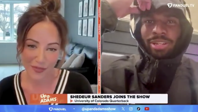 Kay Adams defends Shedeur Sanders from critics