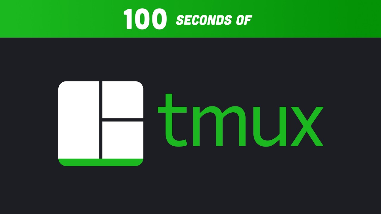 Tmux Explained in 100 Seconds!