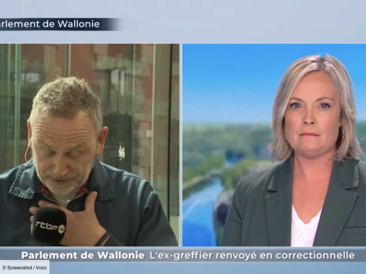 Un journaliste belge de la RTBF fait un malaise en plein direct du JT ...