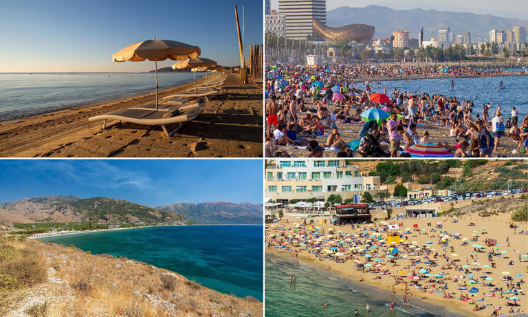 Revealed: The least crowded European destinations for a quiet beach holiday - and the ones to avoid