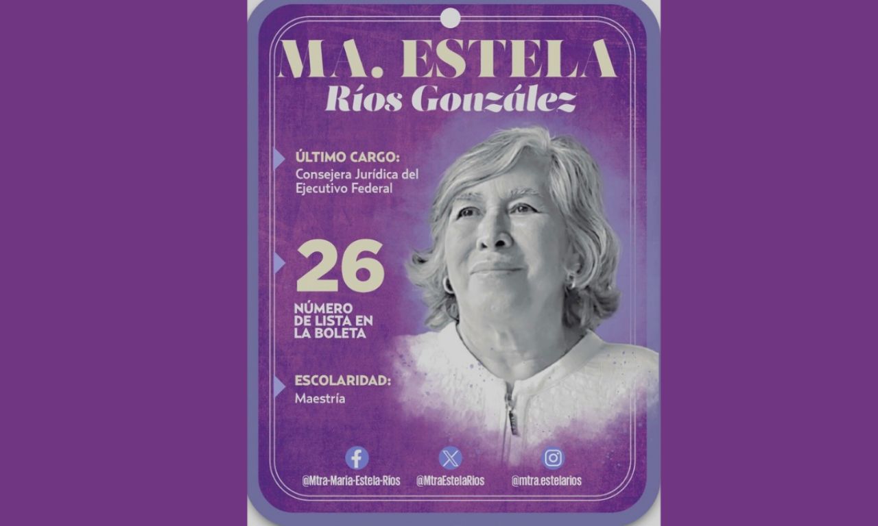 Conoce a María Estela Ríos González, candidata a ministra de la Suprema Corte de Justicia de la ...