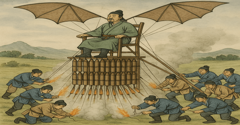 The 16th century Chinese ‘astronaut’ with a dedicated crater on the moon