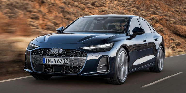 The 2026 Audi A6 Sedan Has a Fresh Look, More Power, and Lots of Screens