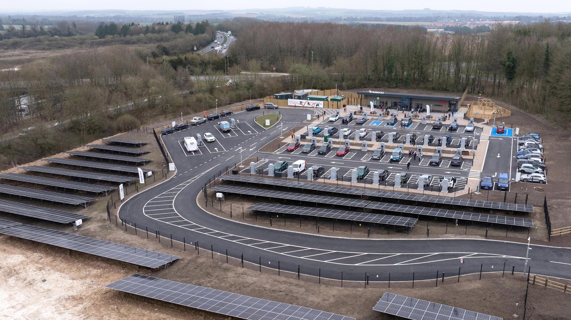Easter road trip? InstaVolt’s new Winchester Superhub is the must-stop ...