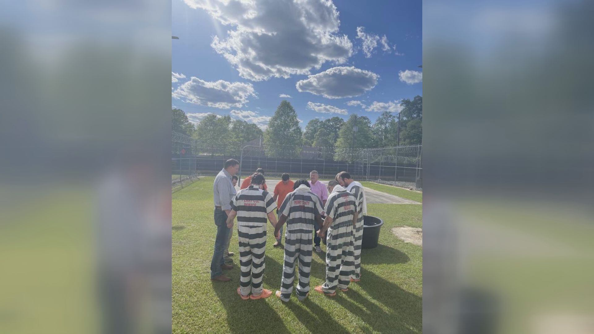 12 inmates take steps toward a new life with baptism at Perry Co. Jail