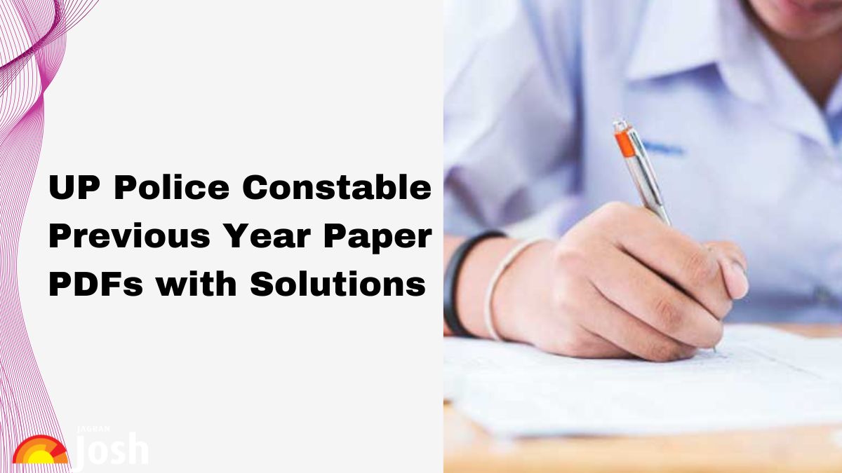 UP Police Constable Previous Year Question Paper, Download PDF with ...