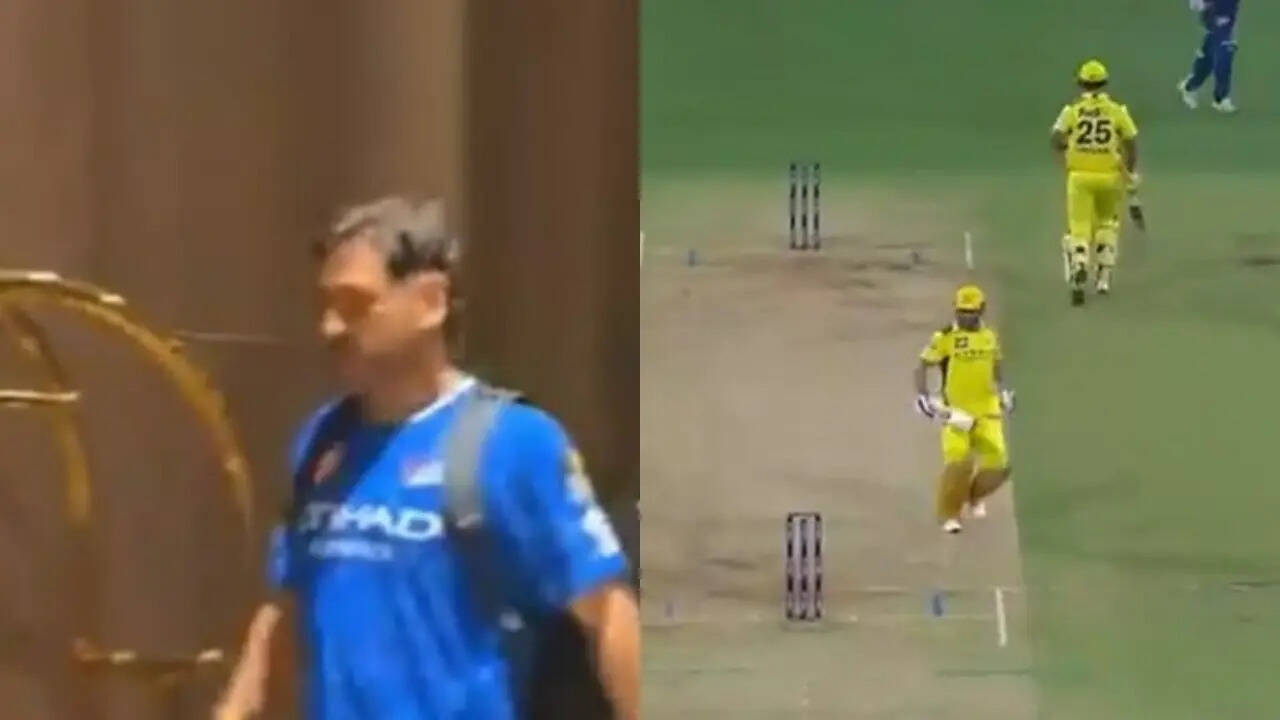 MS Dhoni Injured? CSK Captain Seen Limping; Unseen Footage Raise Alarm Bell Over Knee Issue - Watch