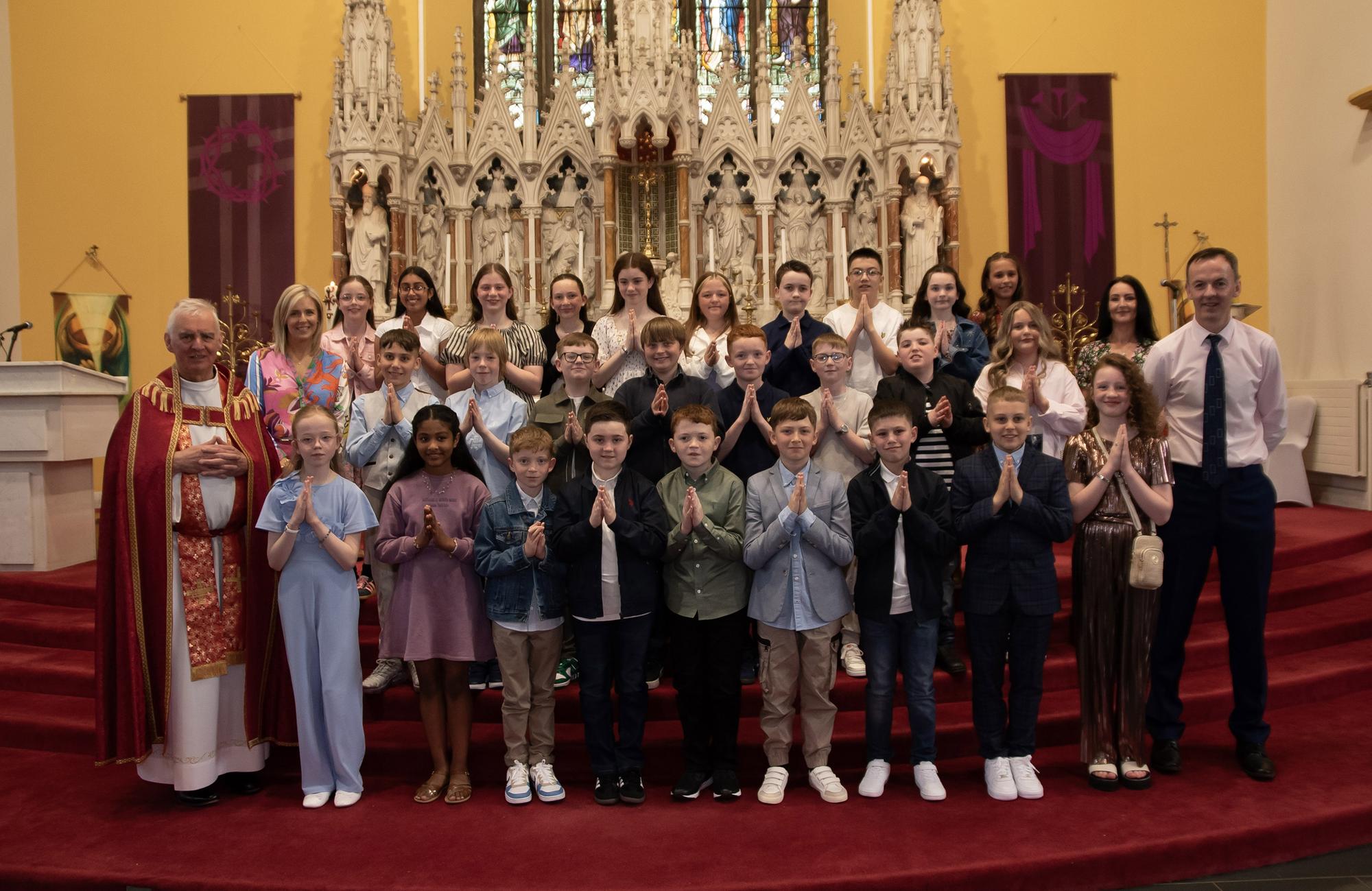 21 pictures as Derry schoolchildren make their Confirmations 2025