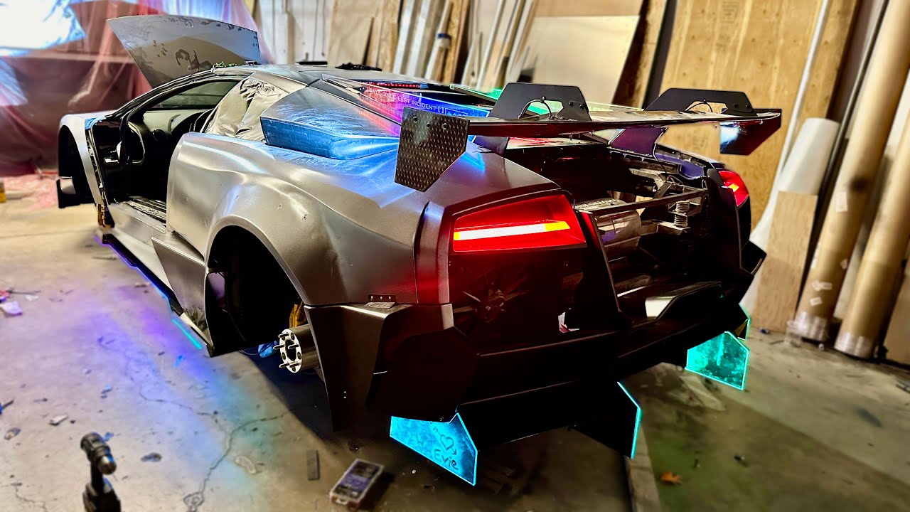 Cyberpunk Lamborghini? We Custom Built the Wildest Lighting Ever