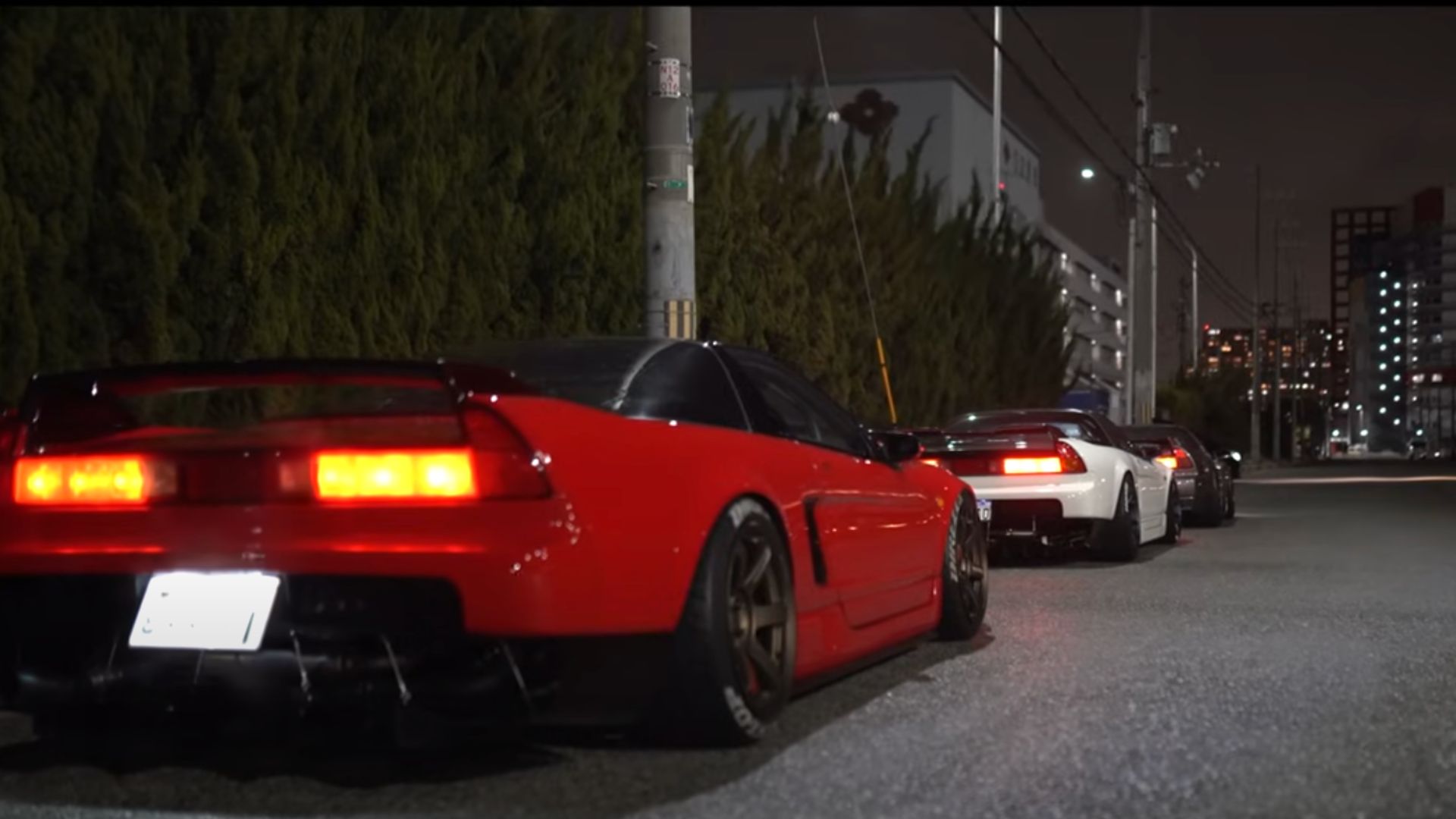 Honda NSXs Cruise The Famous Kanjo Loop In Japan