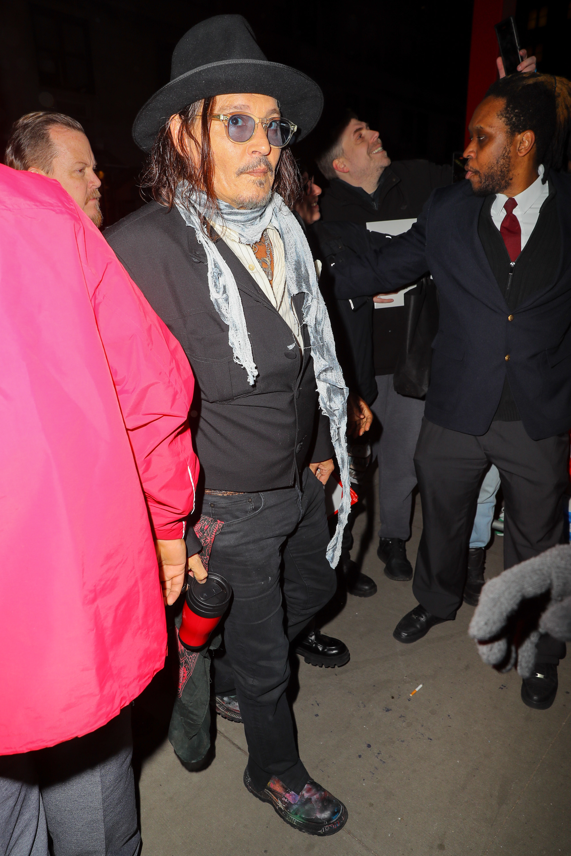 Johnny Depp looks unrecognizable in silver fox-transformation for ...