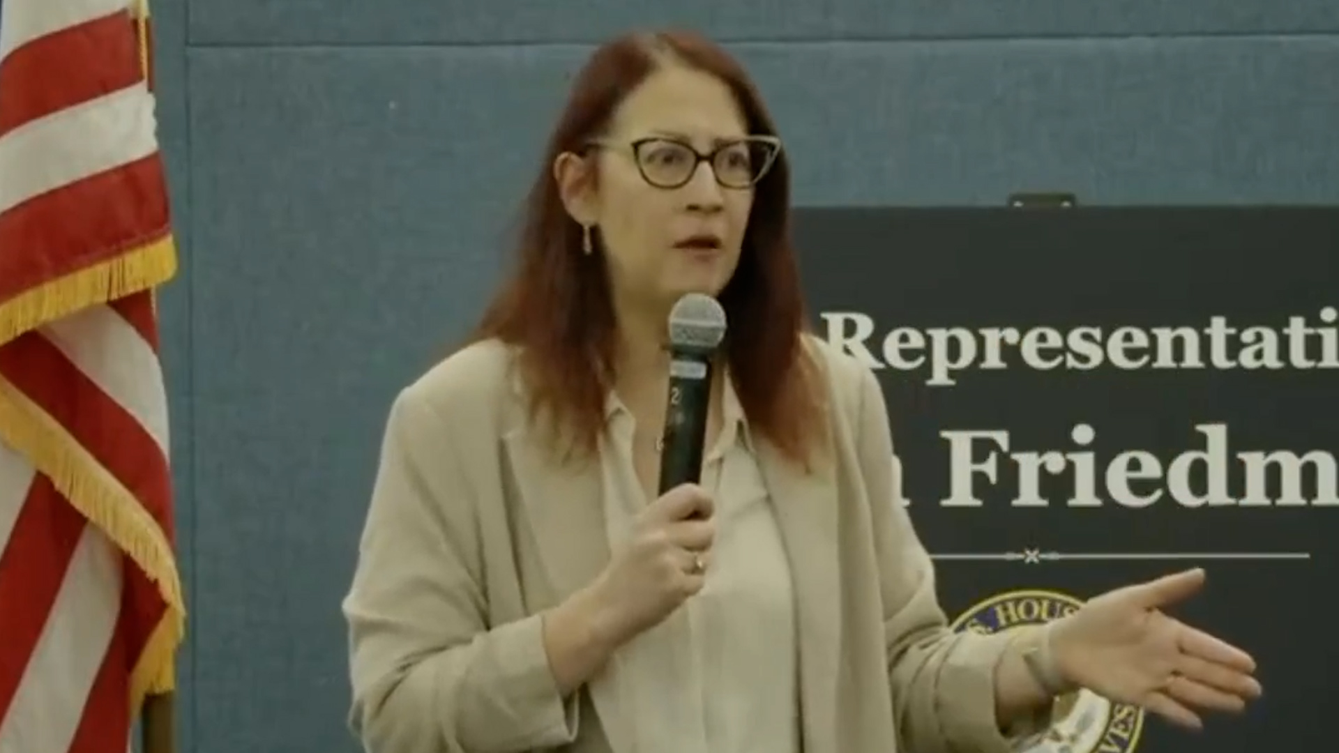 Rep. Friedman Warns Constituents Trump Is Making World 'More Dangerous'