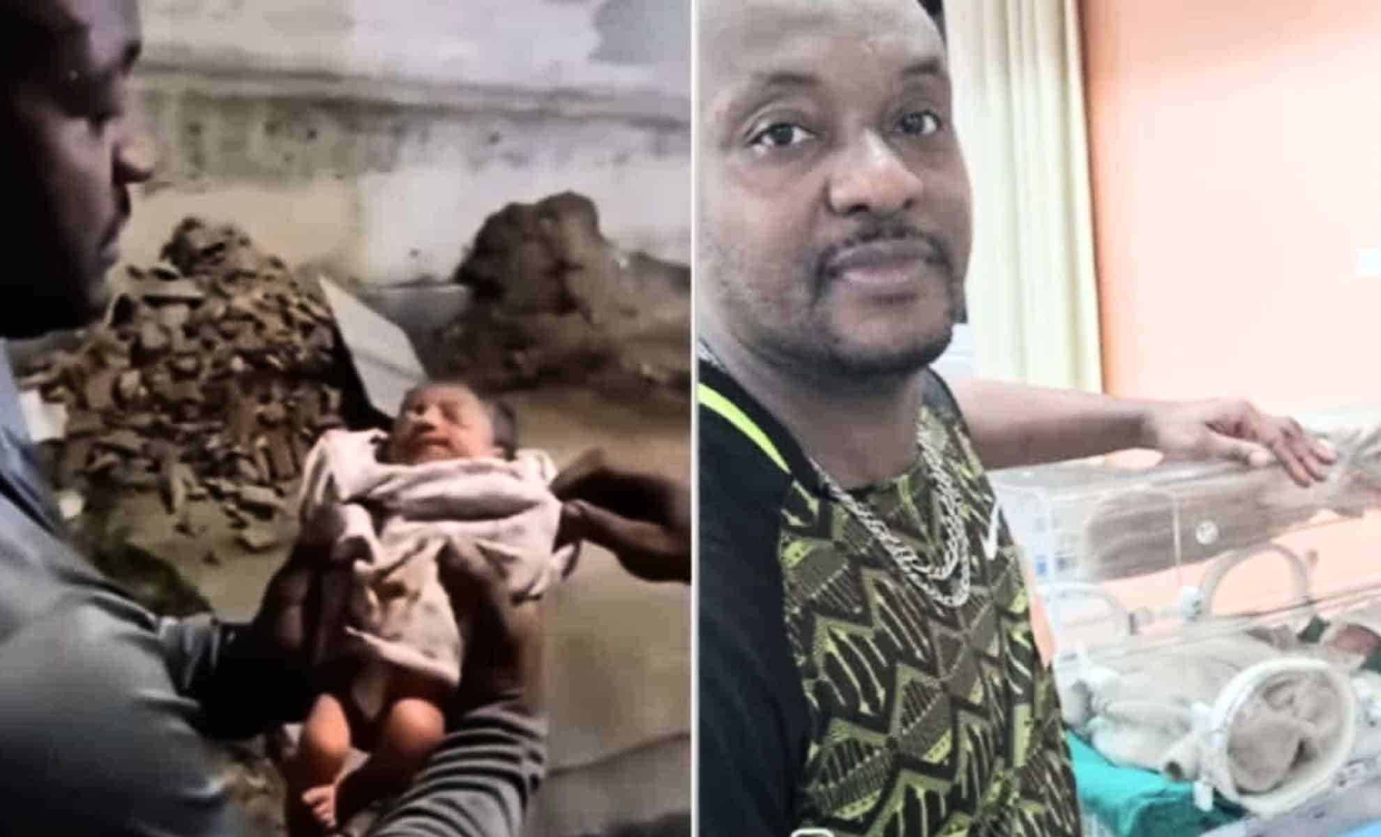 Garbage Collector Discovers Abandoned Newborn in Trash Moments Before ...