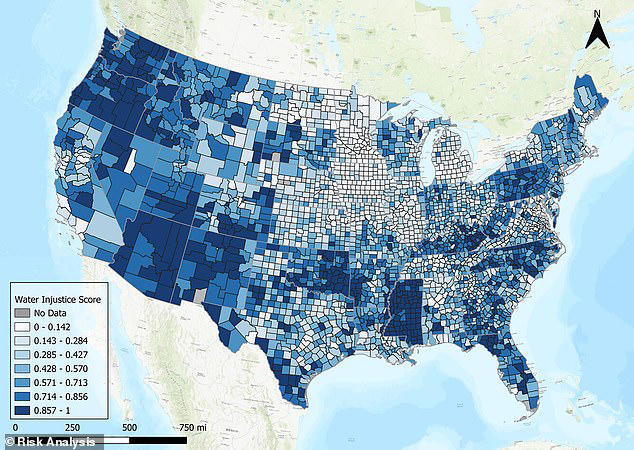 Map reveals where millions are exposed to unsafe drinking water
