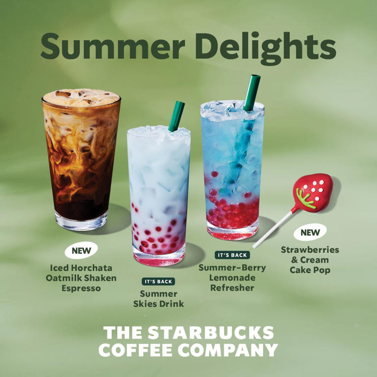 Starbucks summer drinks are here — and 4 new Frappuccinos are coming in ...