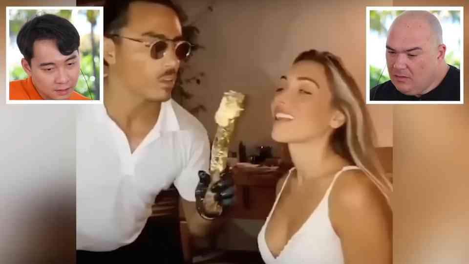 Uncle Roger ROAST Salt Bae (ft. Guga)