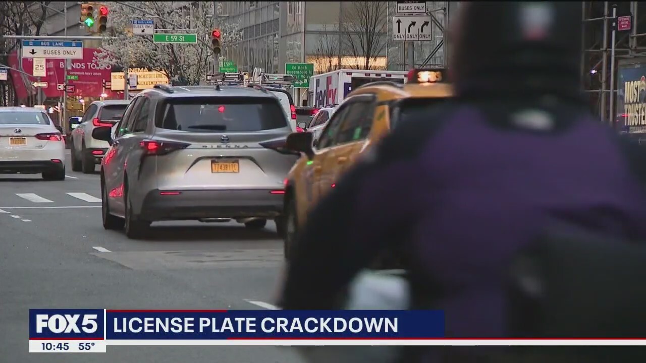 NYC cracking down on obscure license plates citywide Here's why: