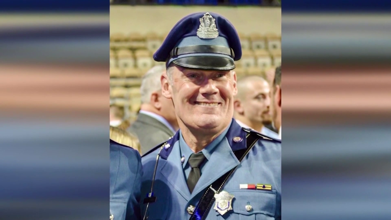 State police honor fallen Trooper Thomas Devlin with memorial