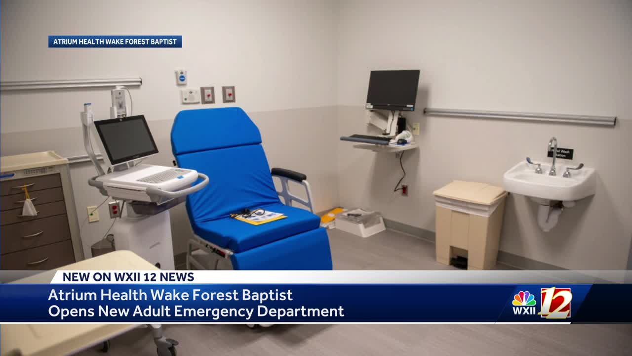 Atrium Health Wake Forest Baptist opens new adult emergency room