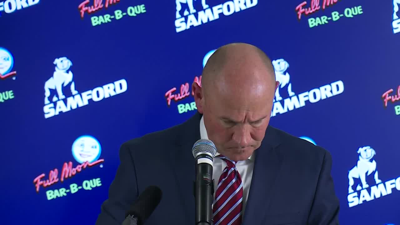 Lennie Acuff introduced as Samford's next head basketball coach
