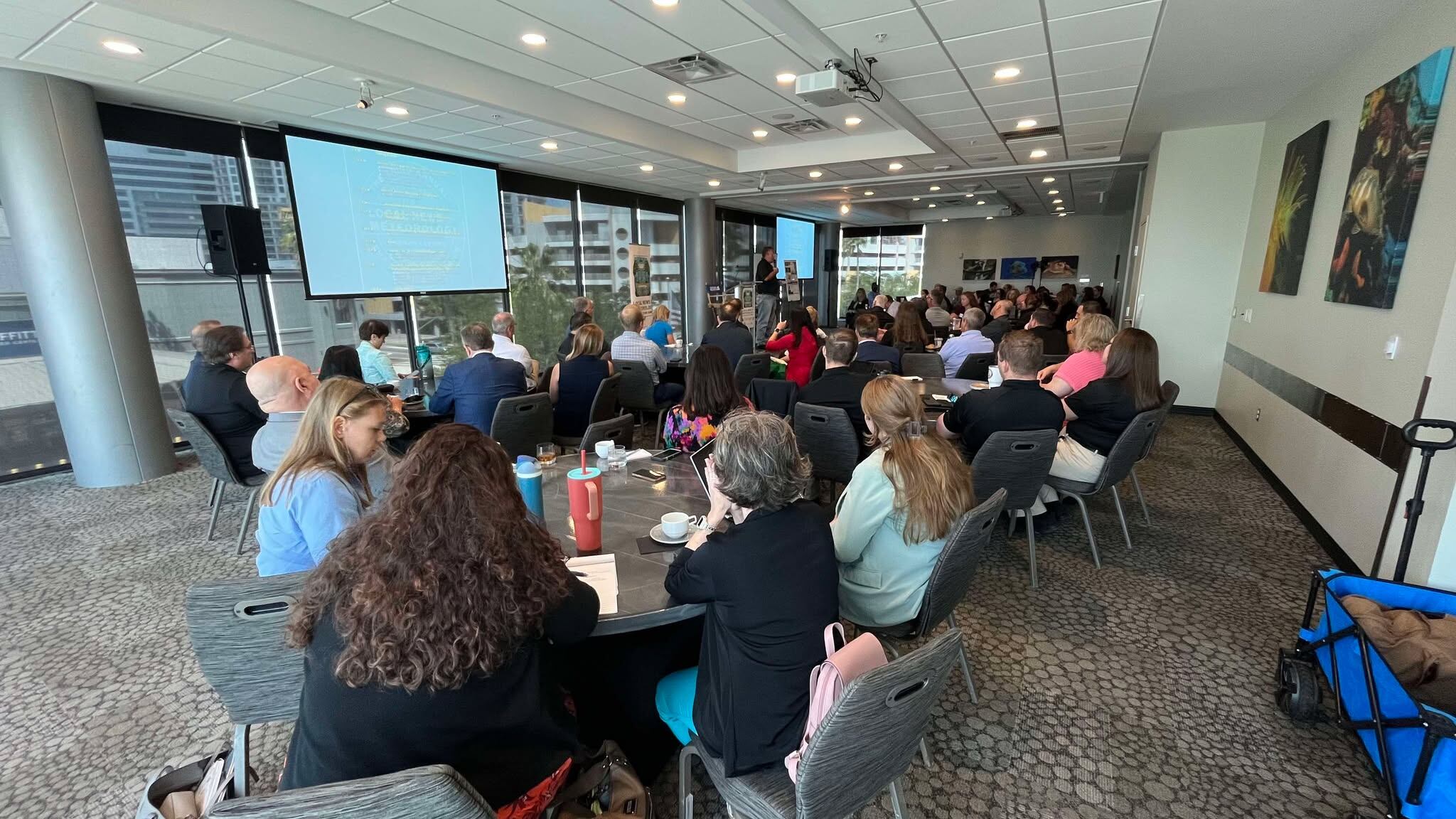 ABC7 meteorologists attend Florida local news and meteorology ...