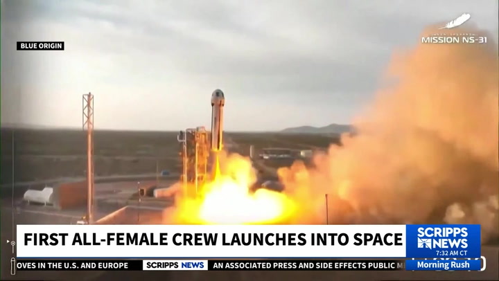 Historic All-Female Space Crew Embarks on Blue Origin NS-31